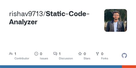 Github Rishav9713static Code Analyzer