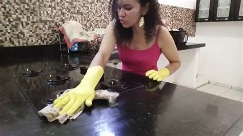 vo117 VEDA FAXINA NO FOGÃO COOKTOP E BANCADA DE GRANITO YouTube