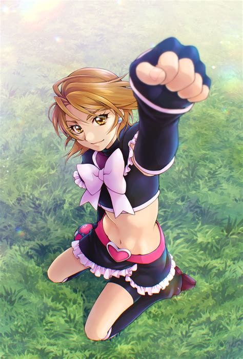 Misumi Nagisa And Cure Black Precure And 1 More Drawn By Aizen
