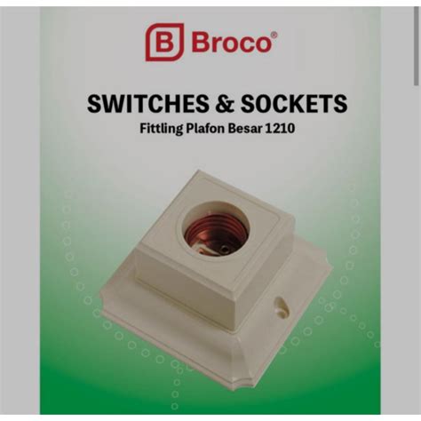 Jual Fitting Plafon Broco Kotak Shopee Indonesia
