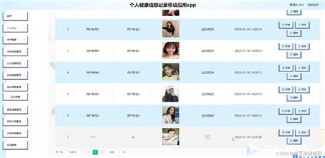 Ssm个人健康信息记录移动应用app开题源码 Csdn博客