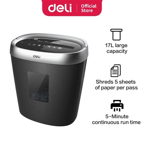 Deli Official Store Jual Deli Paper Shredder Mesin Penghancur Kertas