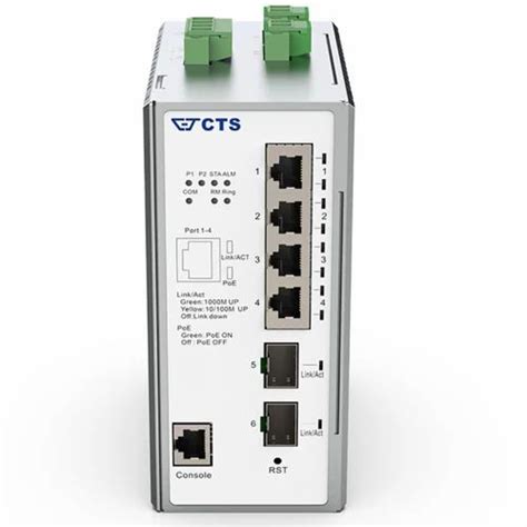 Cts Ips 3106 Se Industrial Poe Switch 4 Port At Best Price In Bengaluru