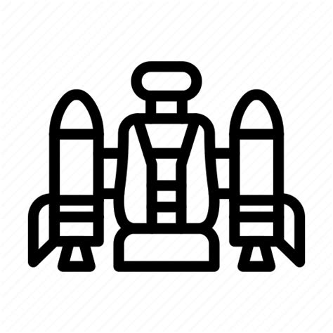 Jetpack Rocket Jet Technology Space Icon Download On Iconfinder