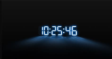 Neon Clock CSS Frontend Forever