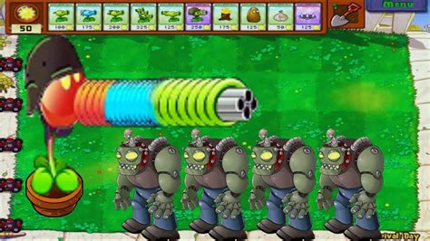 Fire Snow Gatling Pea Vs Dr Zomboss Vs 999 Giga Gargantuar Zombies