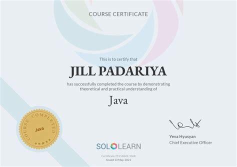 Jill Patel On Linkedin Sololearn Java