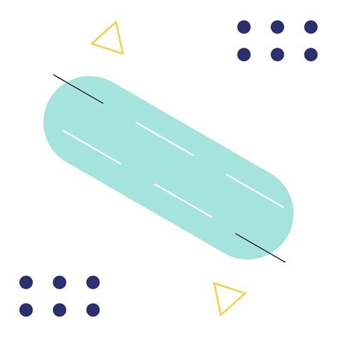 Flat Geometric Shape Landscape Wallpaper Vector Background Template