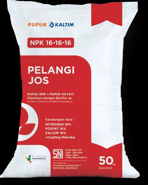 PUPUK NPK PELANGI 16 16 16 50 KG