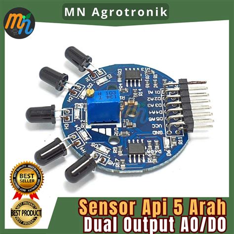Jual INFRARED IR FLAME API SENSOR MODULE CHANNEL DIGITAL ADJUSTABLE Shopee Indonesia