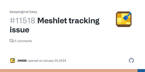 Meshlet Tracking Issue · Issue 11518 · Bevyenginebevy · Github