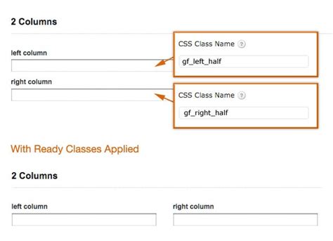 Gravity Forms Css Ready Classes Form Css Css Class