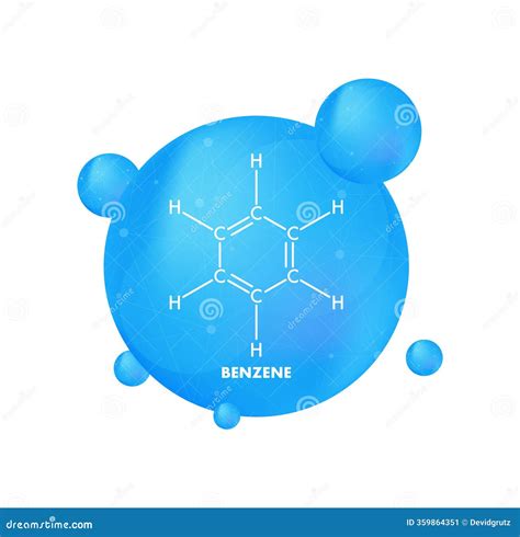 Benzene Structure Stock Image 4644517