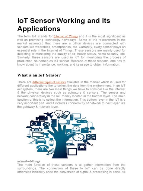 Sensor And Applications Pdf Internet Of Things Accelerometer
