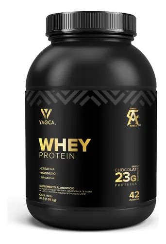 Suplemento En Polvo Yaoca Whey Protein Con Creatina Y Mg 1 36kg Sabor