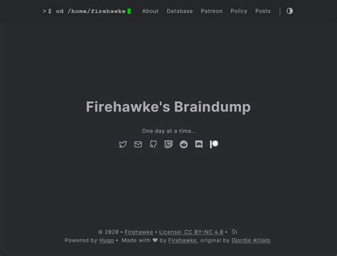 Github Firehawkehugo Theme Hello Friend Fh Pretty Basic Theme For