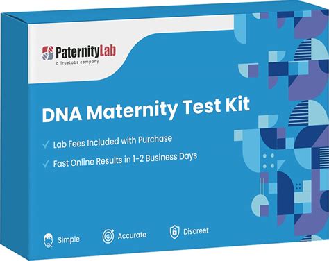 Paternitylab Dna Maternity Test Lab Fees And Shipping Included Results In 1 2 Days