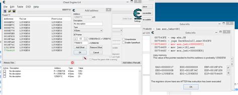 x86 win32 reverse engineering cheat sheet pointer