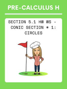 Pre Calculus H Section HW WS Conic Section Circles