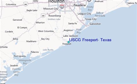 USCG Freeport Texas Tide Station Location Guide