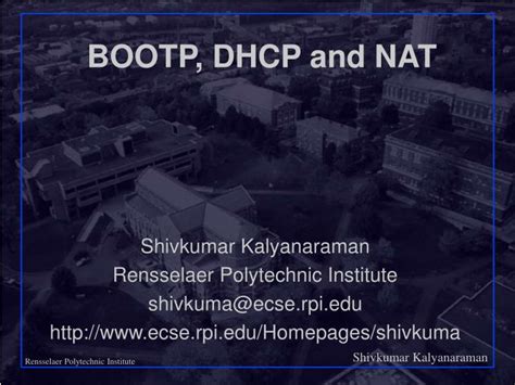 PPT BOOTP DHCP And NAT PowerPoint Presentation Free Download ID