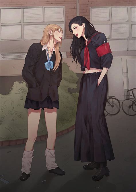 Manga Yuri Anime Art Girl Lesbian Art Cute Lesbian Couples Cute