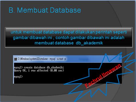 Mysql Database Akademik Dgn Cmd
