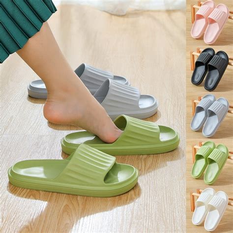 Yumu Ak Kal N Alt Banyo Ev Terlik Kad N Erkek Kapal Kaymaz Sessiz Flip