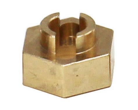 Hot Racing Axial Scx24 Brass 7mm Wheel Hex Hub 4 1g [hrasxtf10h