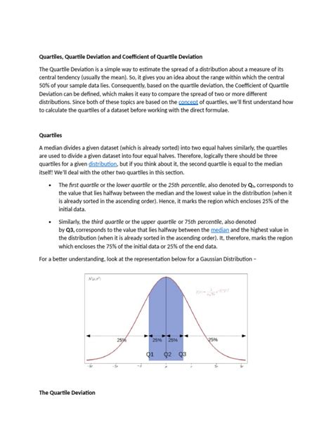 quartiles pdf quartile median