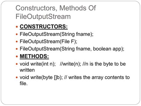 Files And Streams In Java Pptx Programming Languages Computing