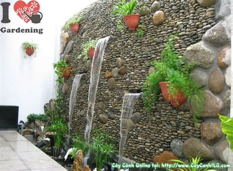 Tường Thác Nước Vườn ươm Cây Hoa Cảnh Ilg