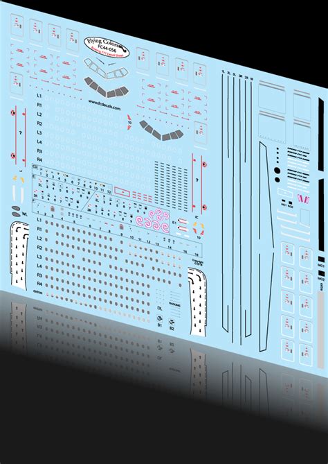 Boeing 777 - Detail Sheet Flying Colors 44056