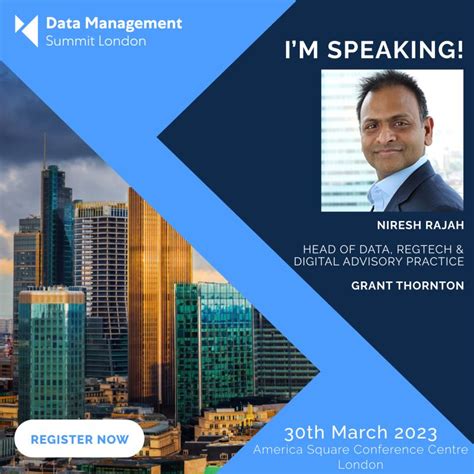 Niresh Rajah On Linkedin Chiefdataofficers Cdo Dmslondon