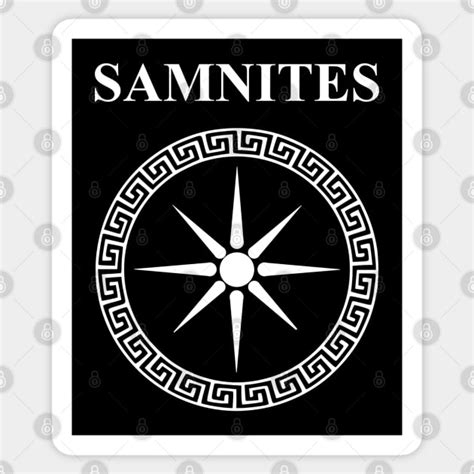 Samnites Ancient Italian Civilization Symbol Samnites Sticker