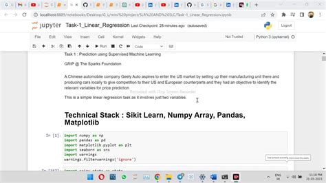 Prabhu Kumar S On Linkedin Intern Machinelearning