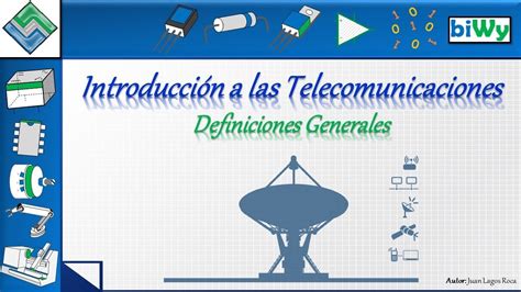 Introducción A Las Telecomunicaciones Youtube