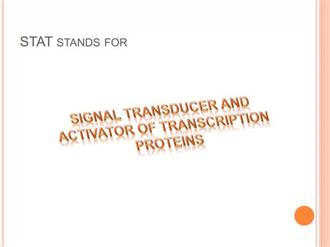 Jak Stat Signaling Pathway Ppt