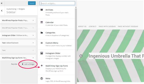 How To Display Widgets In WordPress Blog Blog On Your Own
