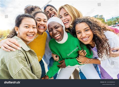 Happy Diverse Teen Girls Photos And Images Shutterstock