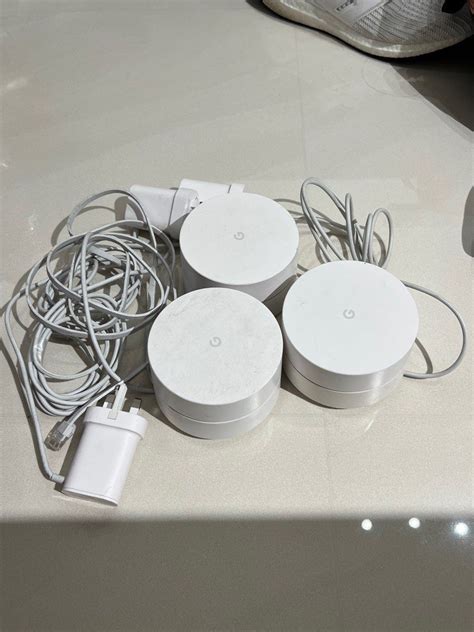 Google Wifi Mesh Set Of 3 Computers Tech Parts Accessories Other Accessories On Carousell