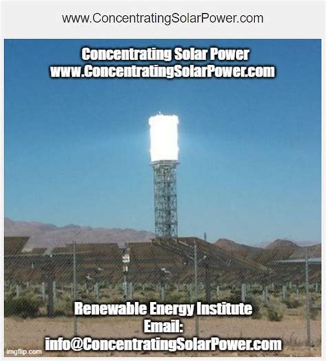 Concentratingsolarpower Csp Netzeroenergy Americanenergyplan… Renewable Energy Institute