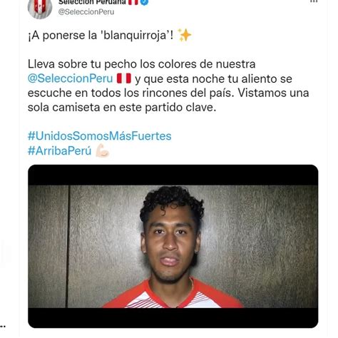 Perú Vs Ecuador El Pedido De Los Jugadores De La ‘bicolor A Los