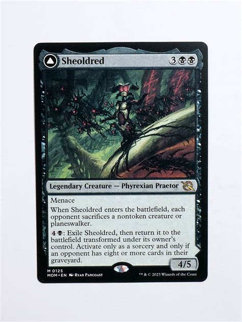Sheoldred The True Scriptures 125 Holo From March Of The Machine Mom Mtg Proxy Magic Cardplus