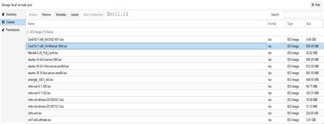 Upload Image Dan Template Pada Proxmox VE PT Murai Nimitler Indonesia