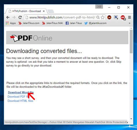 Berwisata Itu Menyenangkan Cara Convert PDF Ke Word