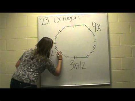 Finding The Measurement Of A Side Of A Octagon YouTube