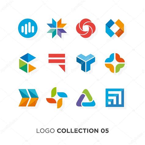 Colección de logo 05 Elementos de diseño gráfico vectorial para