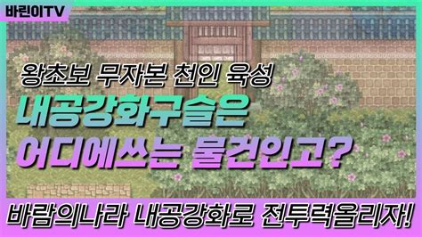 [바람의나라] 내공 강화 구슬 안써요 전투력 올려주는데 벌써 1938 올라감 Youtube