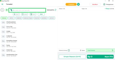 Cara Transaksi Dengan Alat Scan Scanner